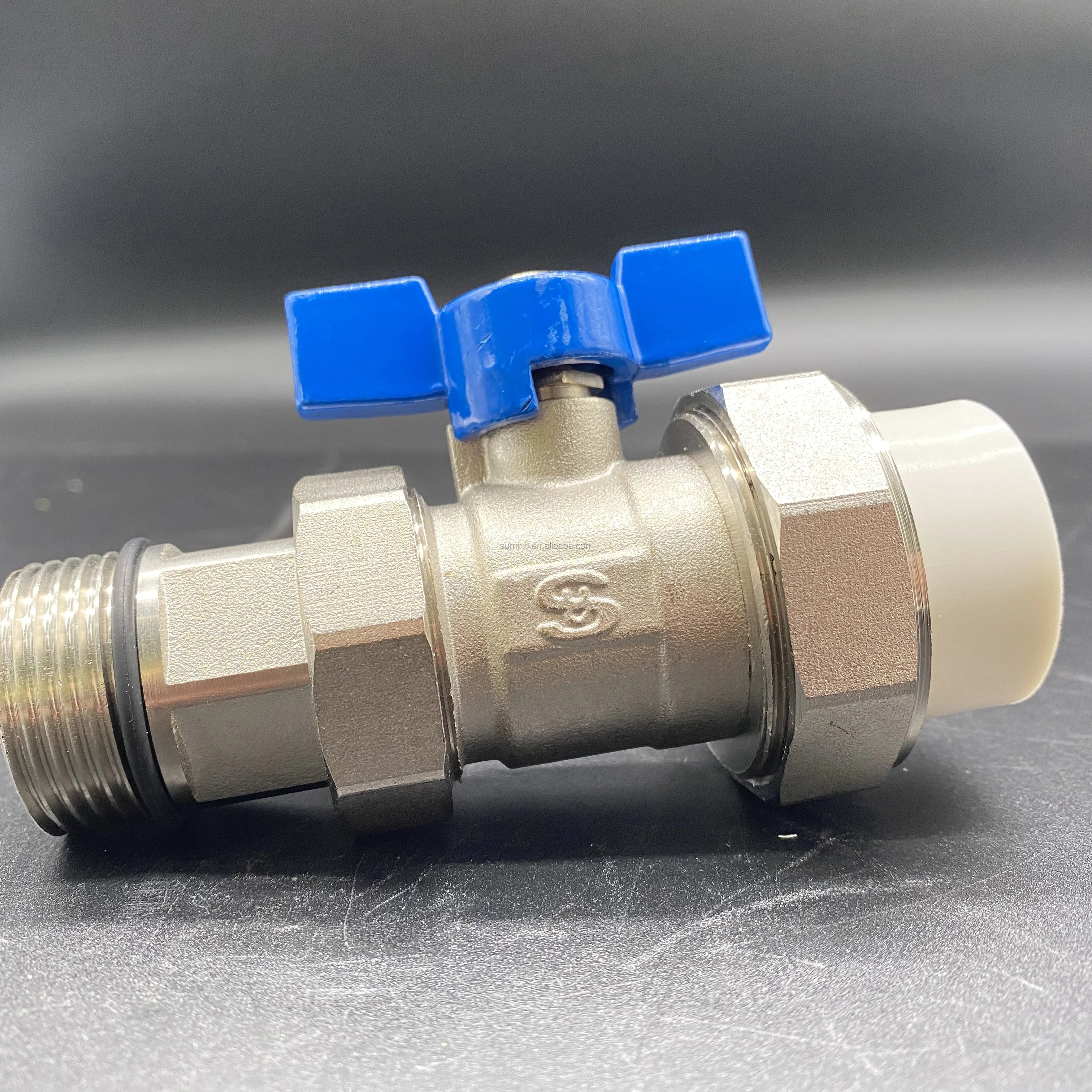 Su-q337 Q16f-16t Pp-r Flexible Brass Ball Valve (quality) With Butterfly Handle - Buy Brass Ball ...