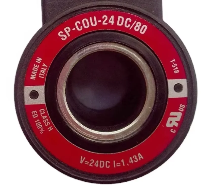 SP-COU-24DC/80 & SP-COI-230/50/60/80 Solenoid Coils for Valves