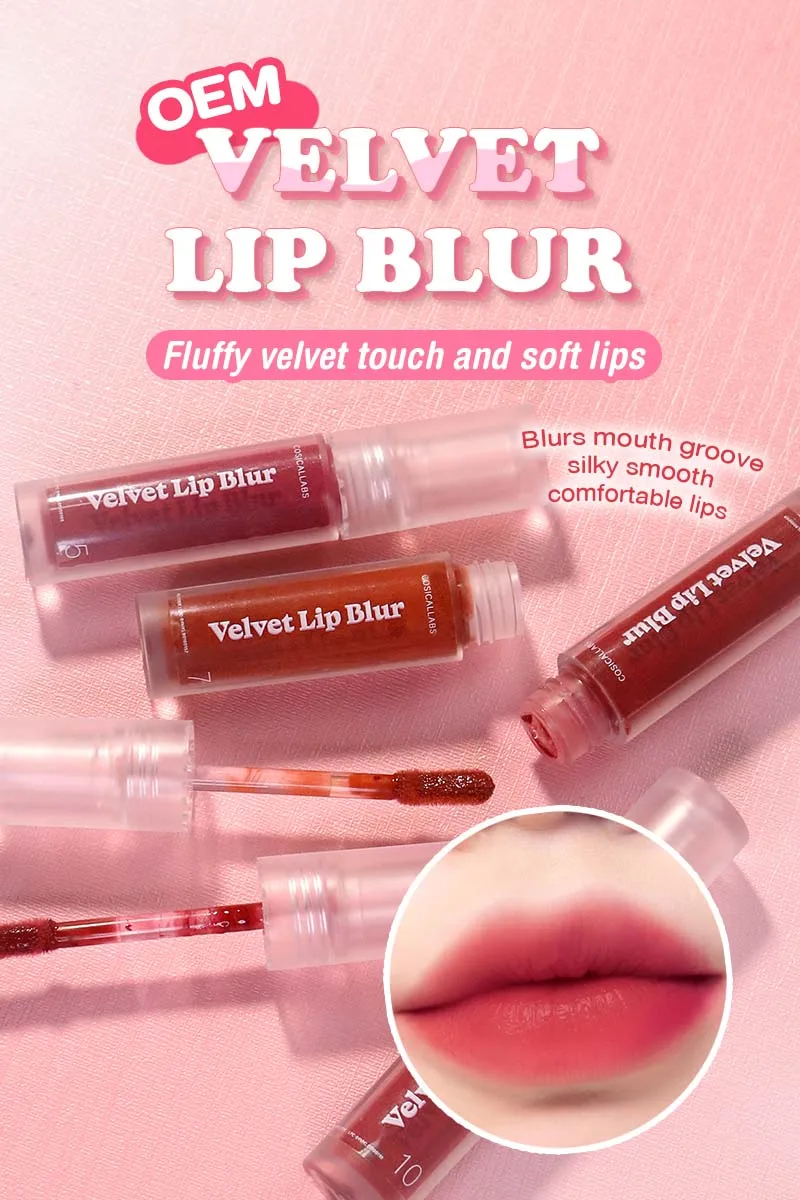 Wholesale Makeup Silky Smooth Clear Matte Velvet Lip Blur Private Label ...