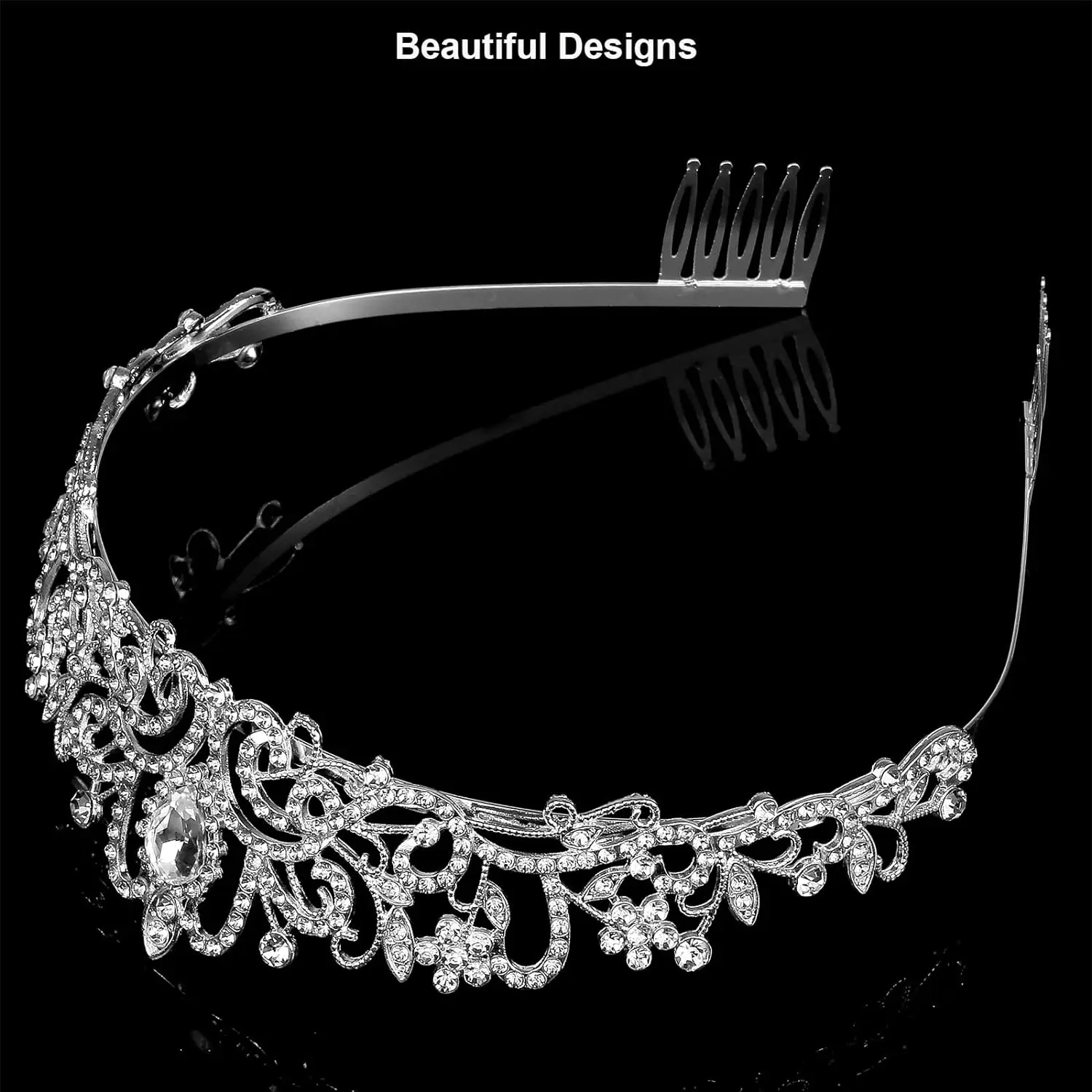 Tiara Crowns for Women - Princess Headbands with Crystals