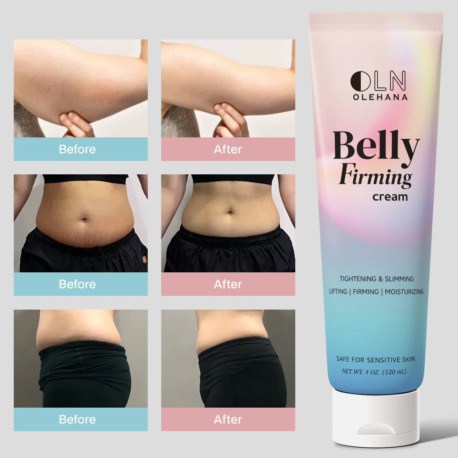 Flat Belly Firming Moisturizing Anti-cellulite Cream - For Belly,Thighs ...