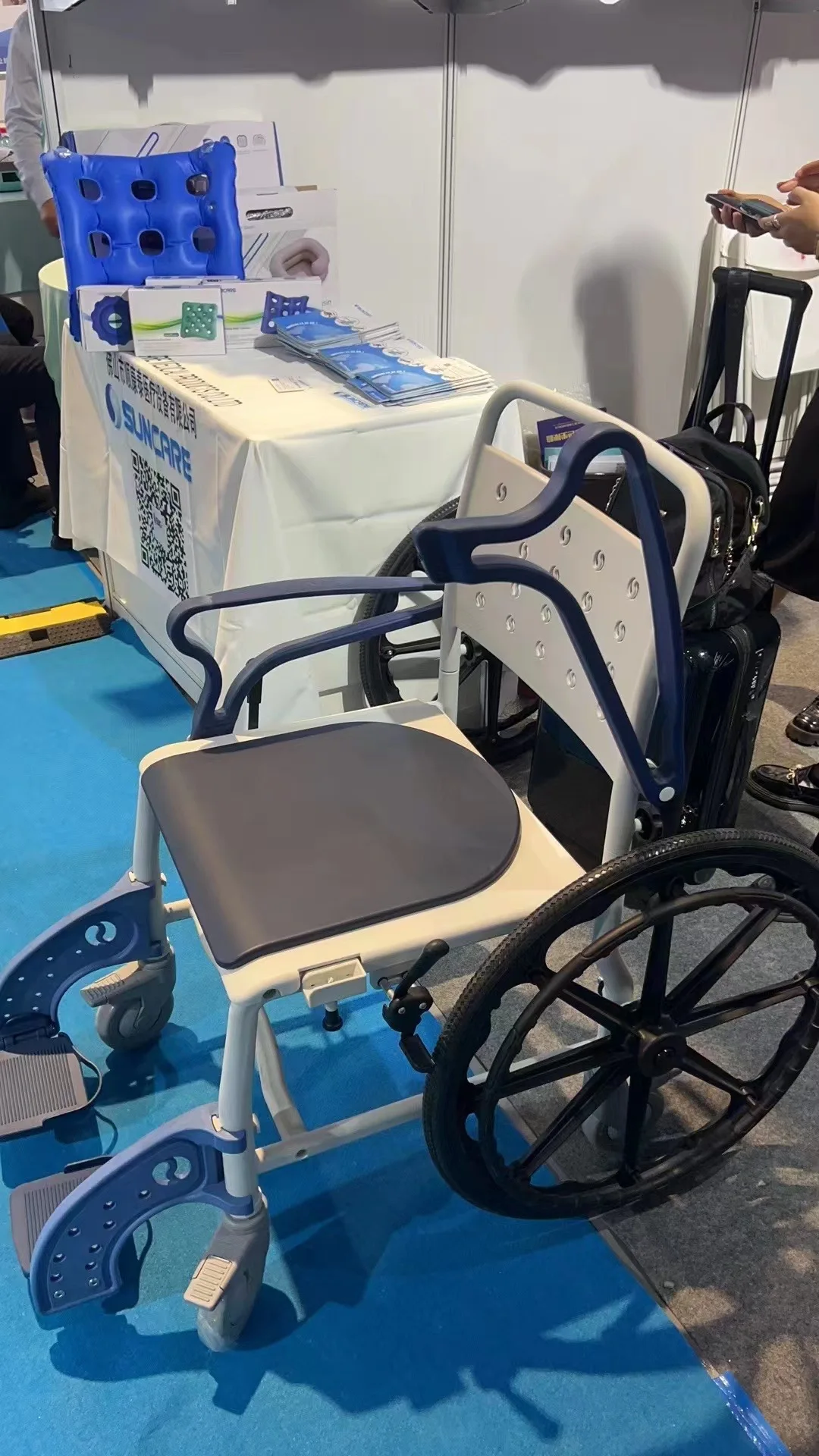 Patent Plastic 3 in 1 Folding Portable Commode Chair