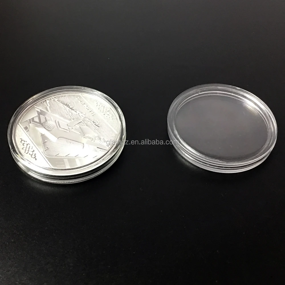 Plastic Coin Snap Holder - Small Square Coin Cases