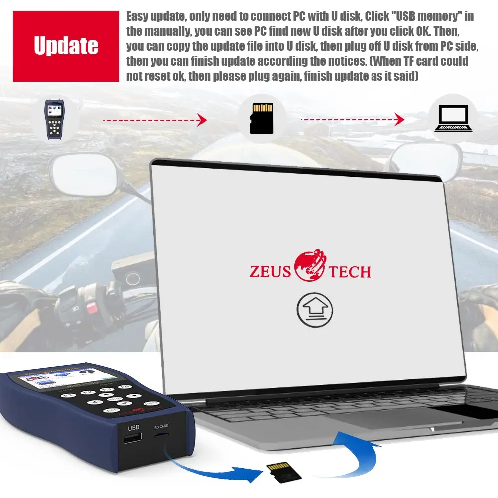 Master Mst-500 Motorcycle Scan Tool Mst 500 Instead Of Mct-200 ...