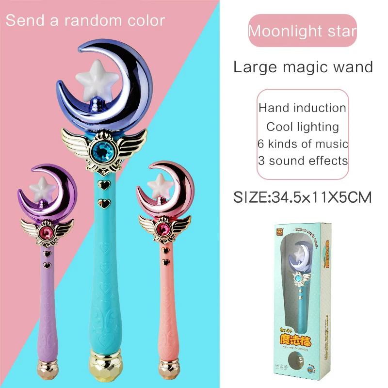 Customizable Luminescent Stick Light-up Magic Wand Children Toys Wand ...