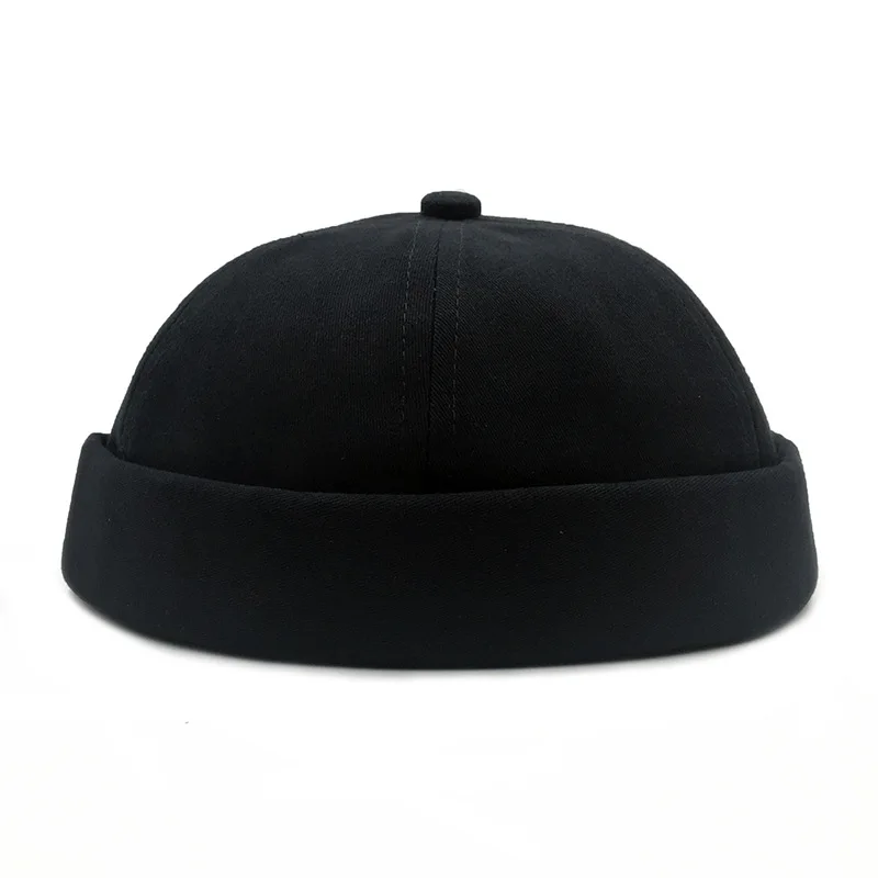 Low MOQ Custom Embroidery Brimless Skull Blank Baseball Caps