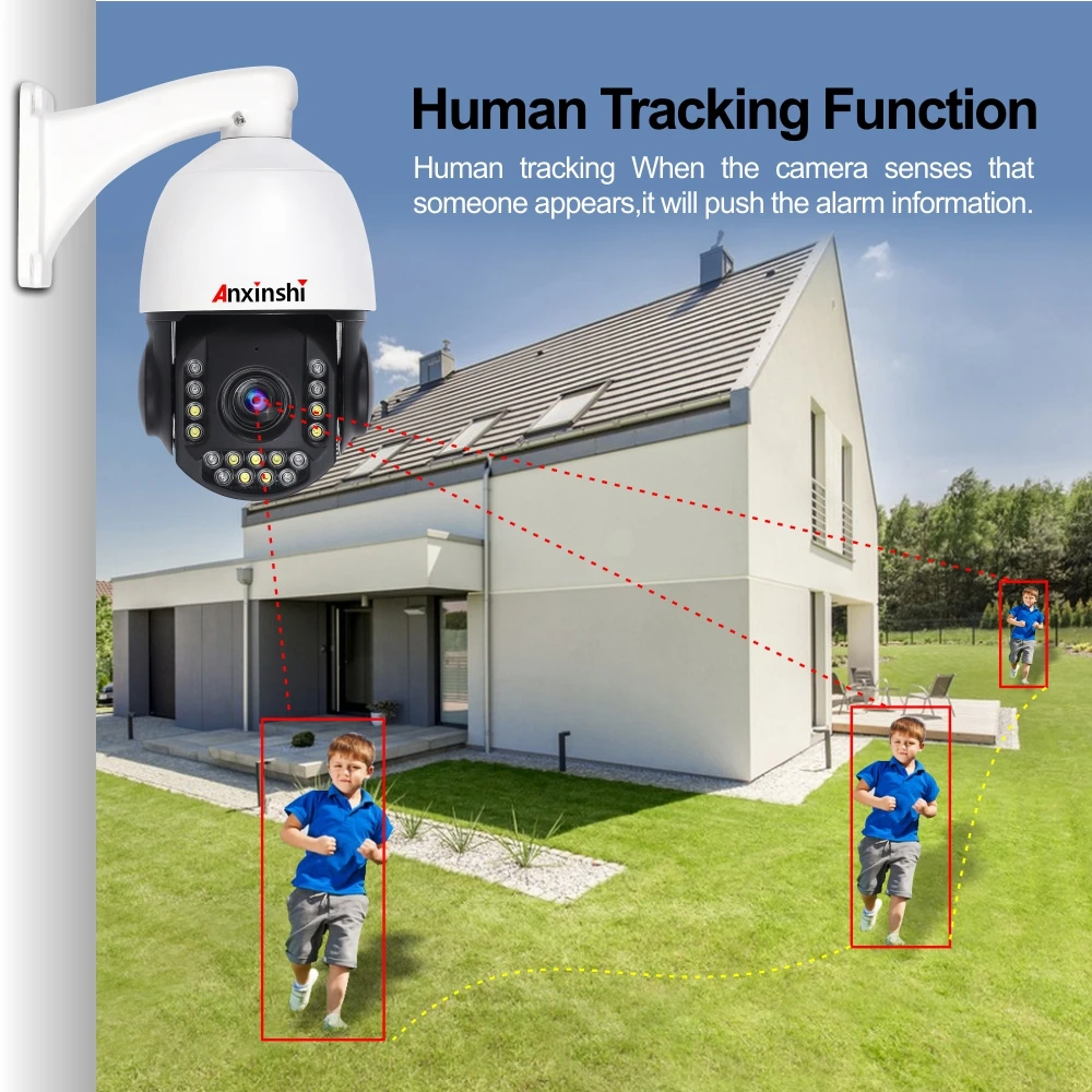 Anxinshi Brand Camhipro Network Camera Full-color H.265 Poe Cctv Camera ...