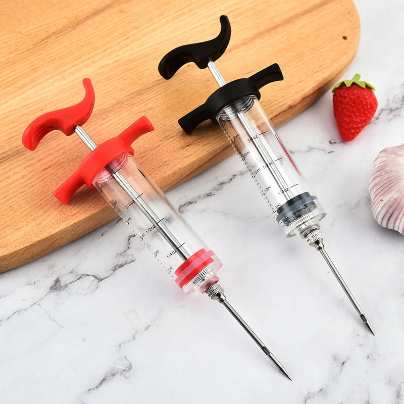 Customize Meat Turkey Chicken Injector Flavor Syringe Marinade Injector ...