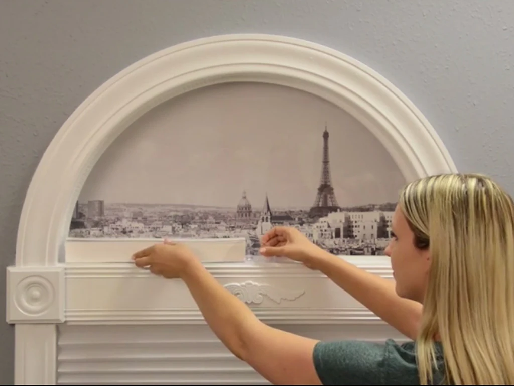 Arch Blinds Light Filtering Fabric Shades | Custom Trim to Size for ...