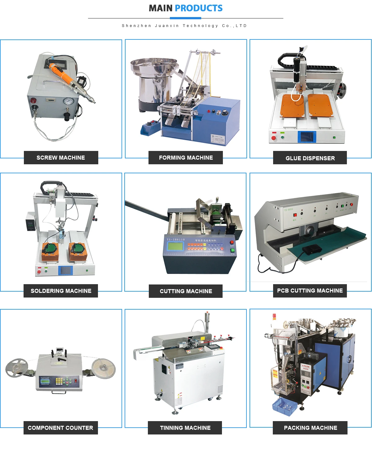 Shenzhen Juanxin Technology Co., Ltd. - SMD Component Counter, PCB ...