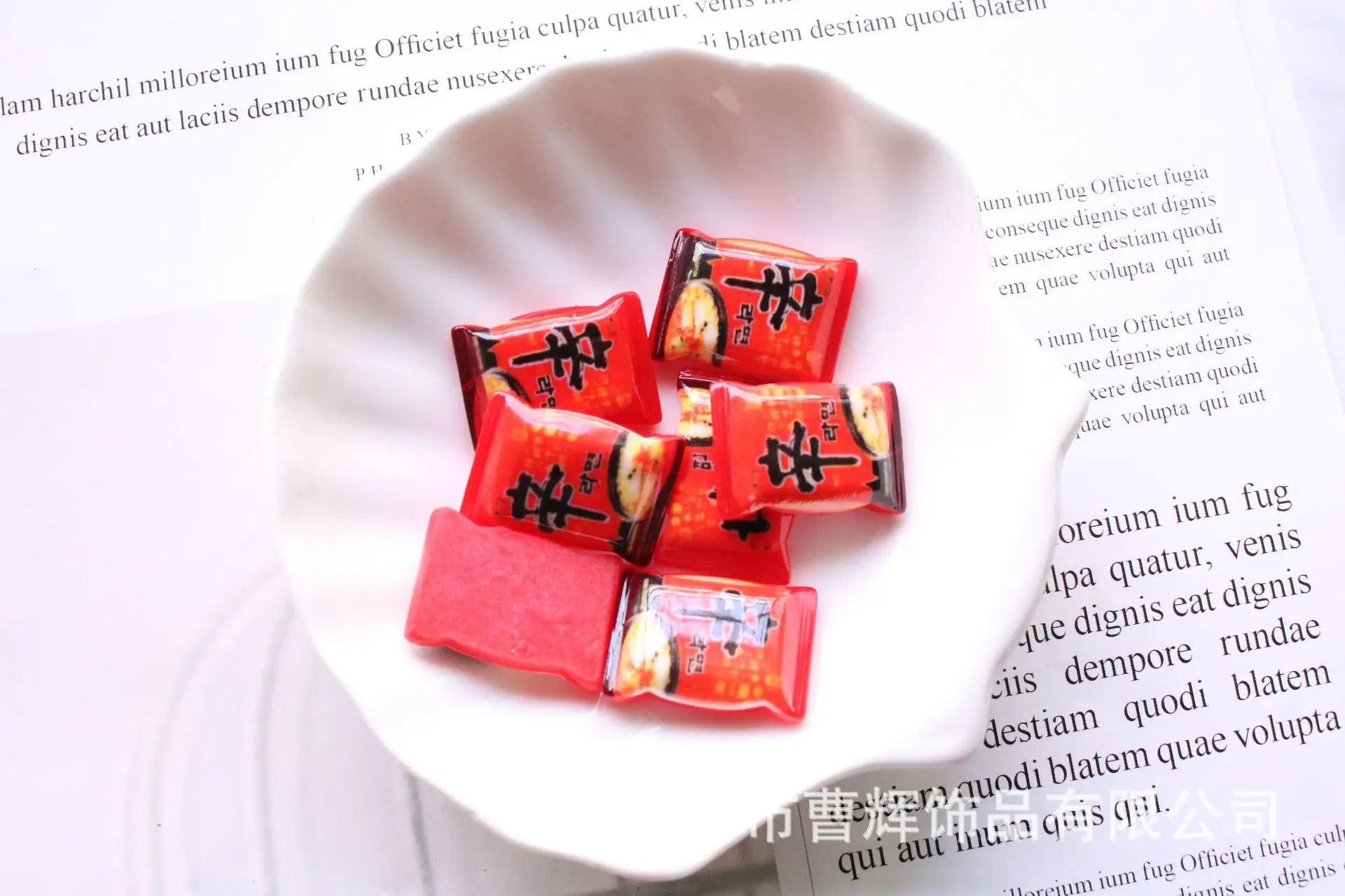 Instant Noodle Package Resin Charm Handmade Plastic Key Chains DIY ...