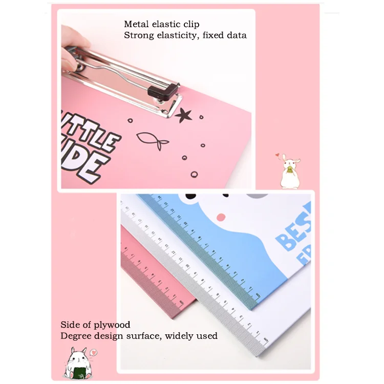 Cartoon A4 Folder Student Examination Writing Pad Office Stationery ...