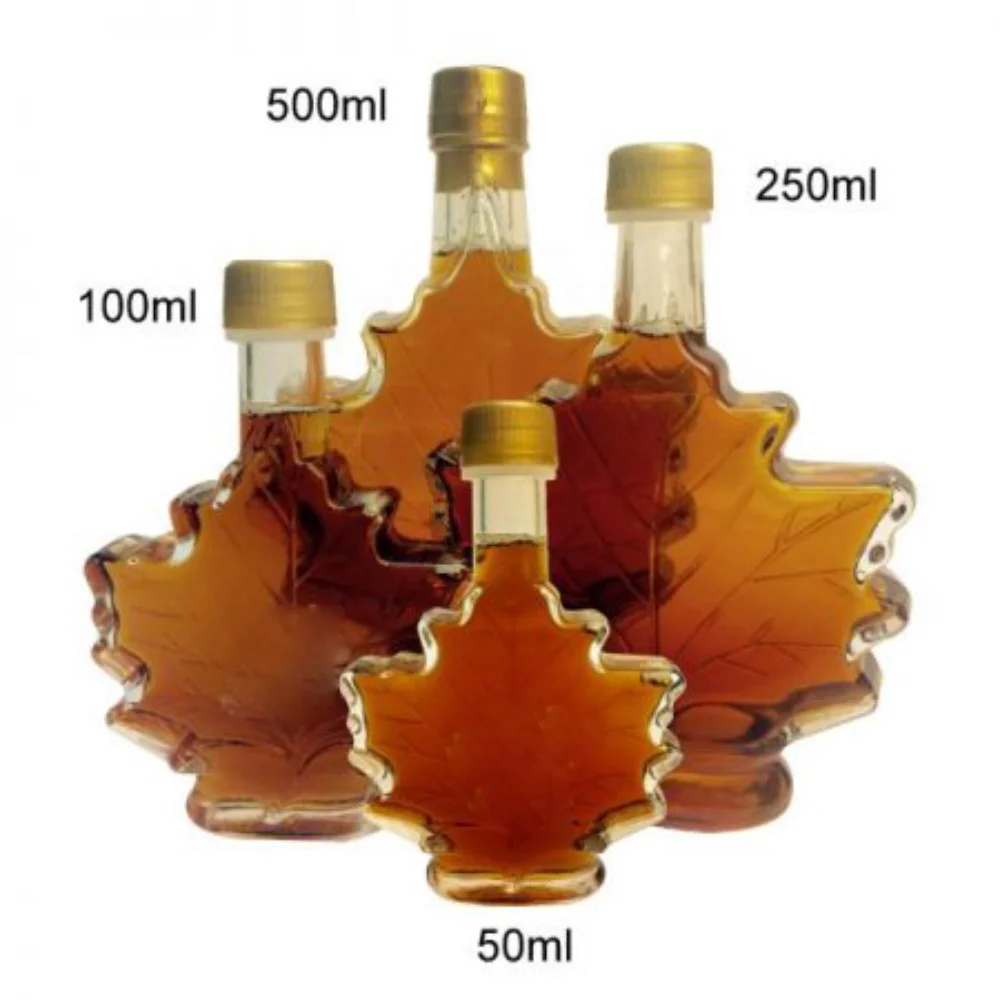 R 2024 New Empty Maple Syrup Bottles - Unique Glass Design