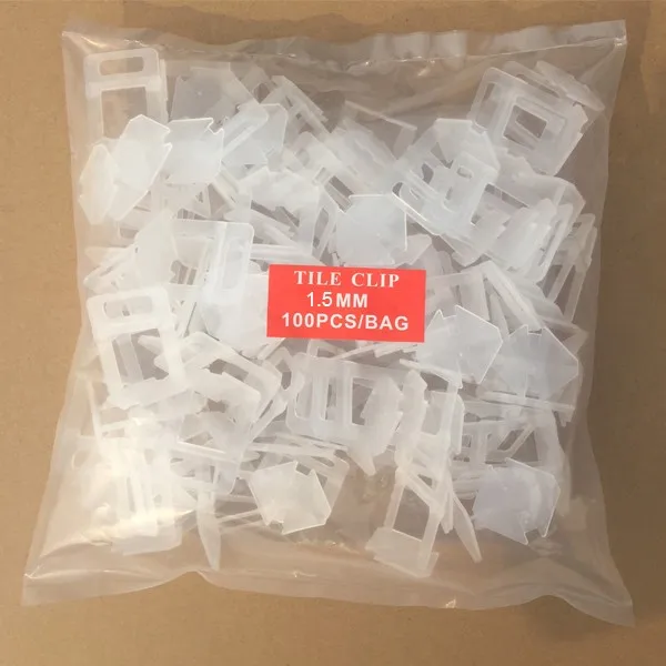 1mm 1.5mm 2mm 3mm 280-350g Square Hole Ceramic Tile Leveling Clips Tile ...