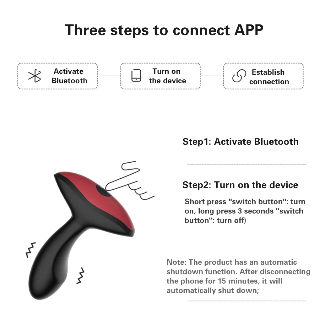 Prostate Massager Smart Anal Plug Remote Control Vibrator Men Sex Toy ...