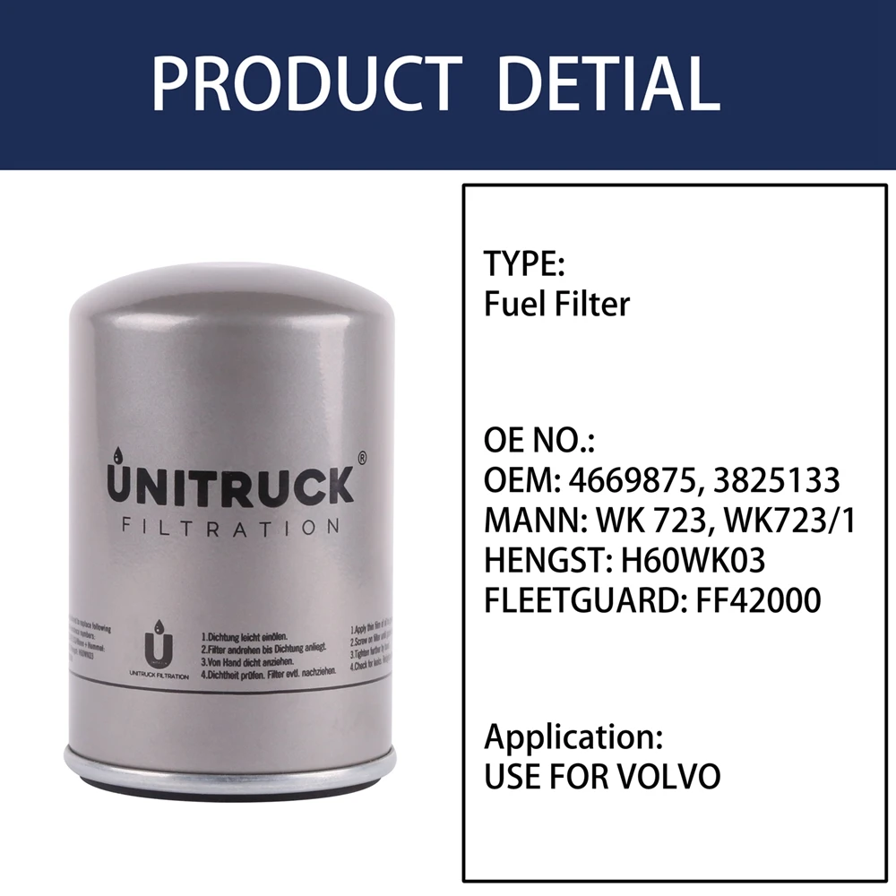 Wholesale Oem Mann Hengst Fleetguard Truck Diesel Engine Part Fuel ...