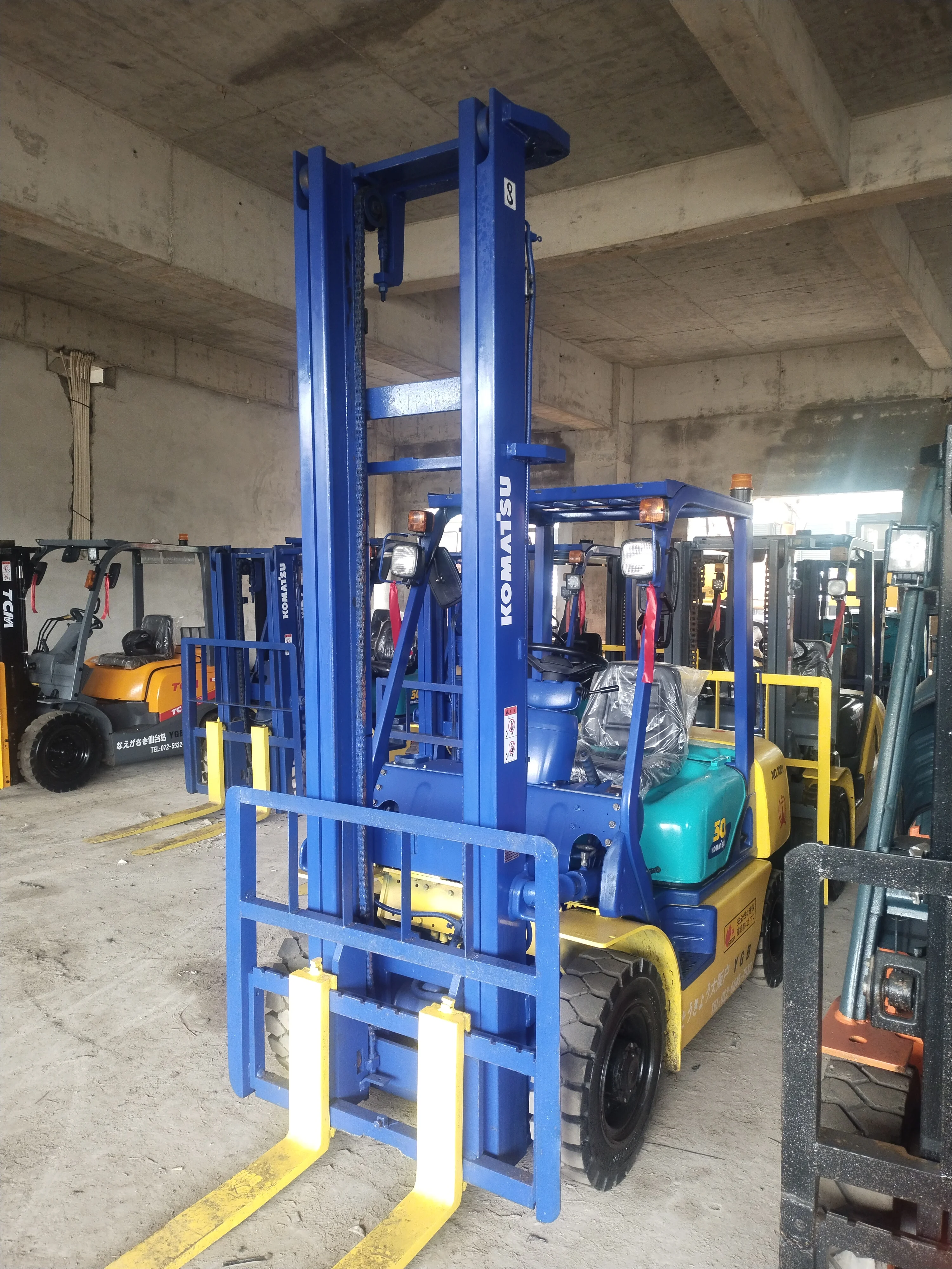 Used Original Diesel Wheel Forklift Toyota Fd30 3tons Mini Electric ...