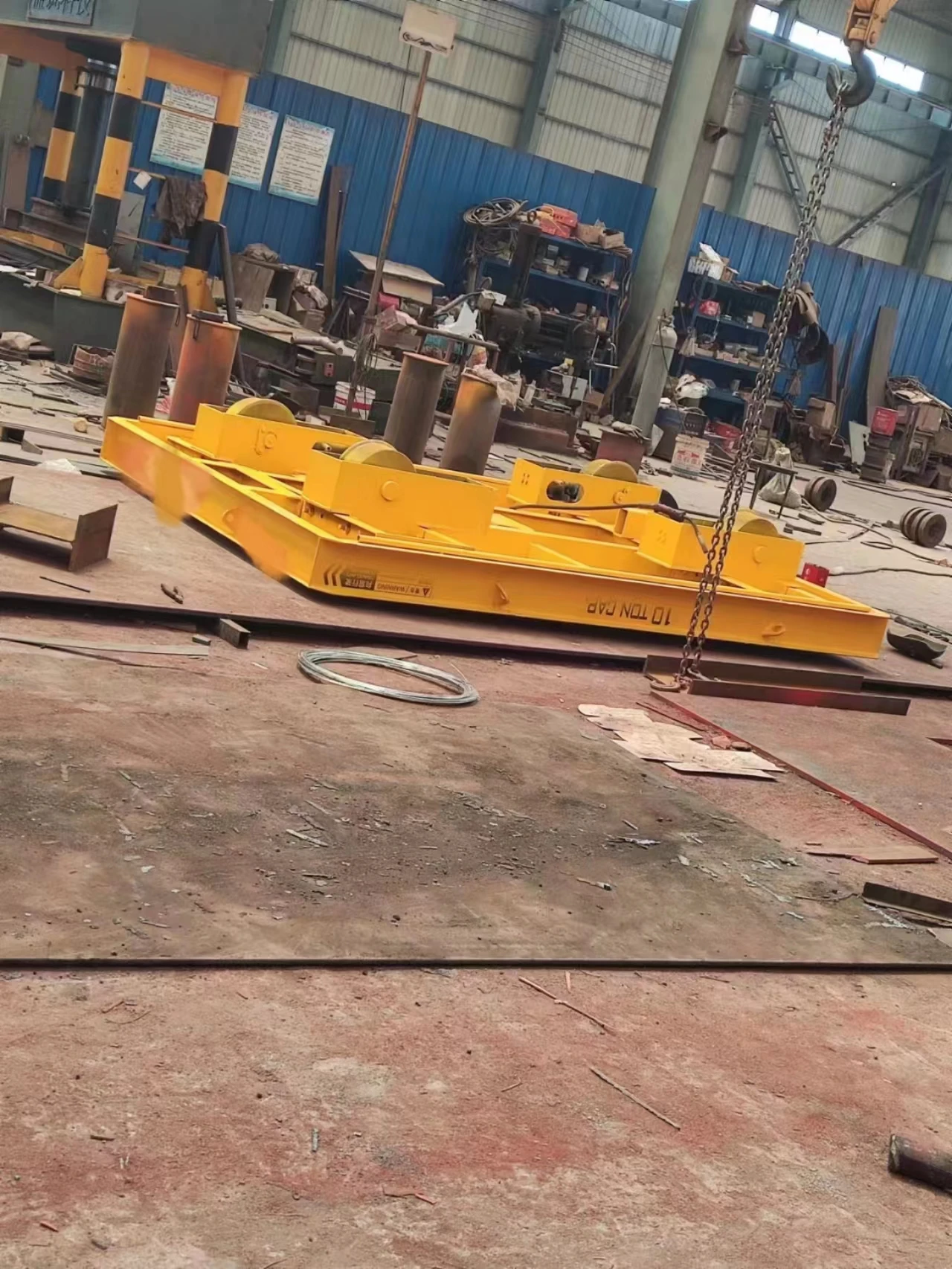 Transport Materials Rail Mover Cart Railcar Portable Heavy Duty