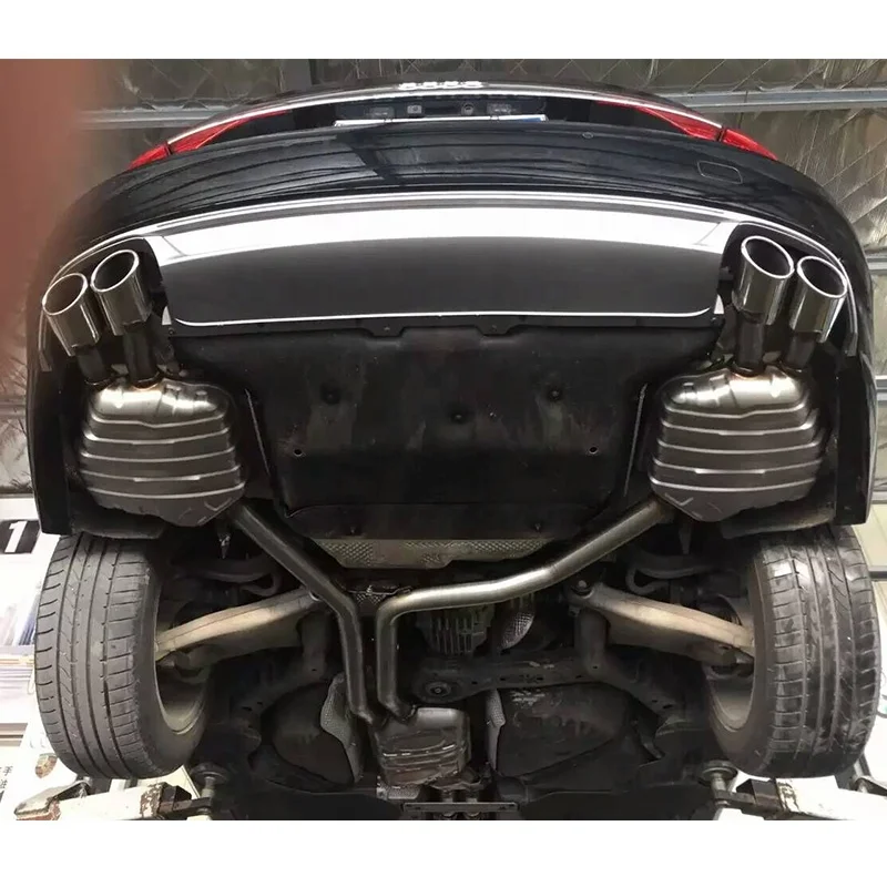 S8 Car Body Kits Rear Diffuser and S8 CAT-BACK EXHAUST for audi A8 Rear ...