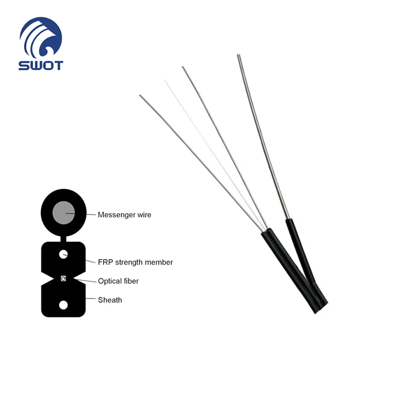 Single Mode FTTH Fiber Optic Cable - G657A1 Drop Pigtails