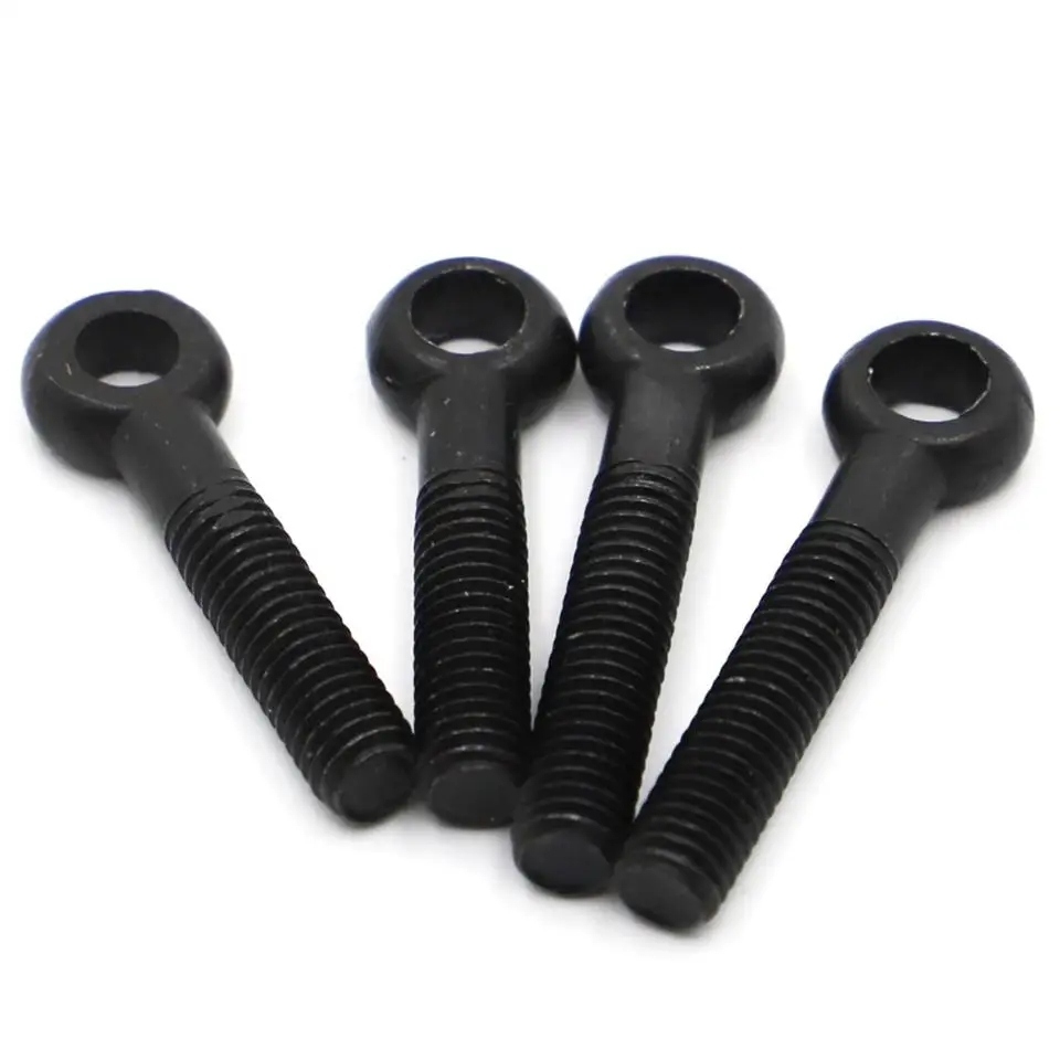 DIN444 Stainless Steel Drop Bolt Eyelet Bolt M3 Thread Plain Finish ...