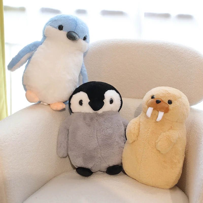 Cute Standing Penguin/walrus Plush Toys for Kids & Adults
