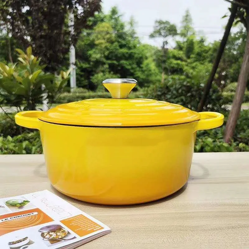 Factory Colorful Enamel Cast Iron Casserole Pot Kitchen Casseroles ...