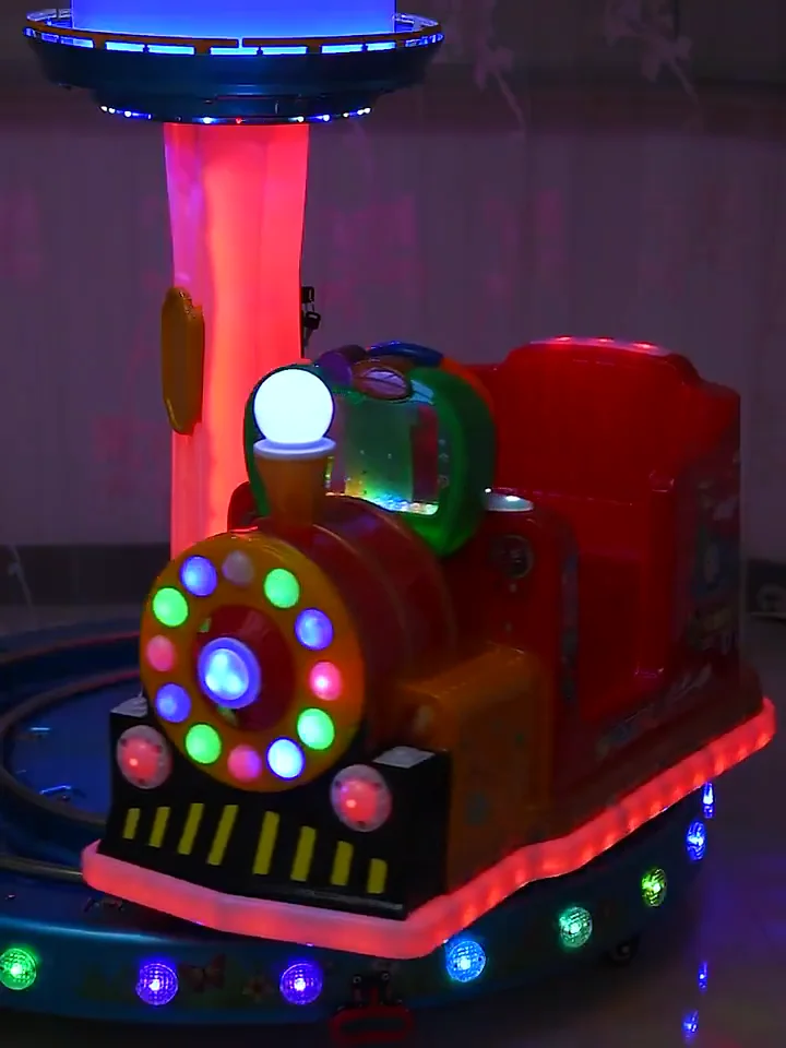 Dinibao Lovely Coin Operated Kid Train Ride Indoor Train Game Machine ...