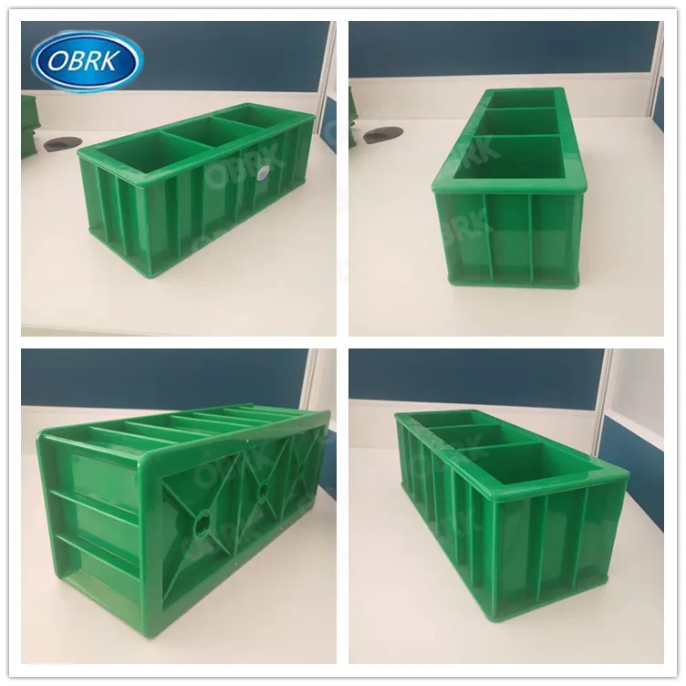 High Precision Plastic Concrete Test 100mm Cube Mould - Durable ABS ...