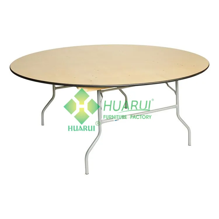 Event Wood Folding Table - Perfect for Outdoor Weddings