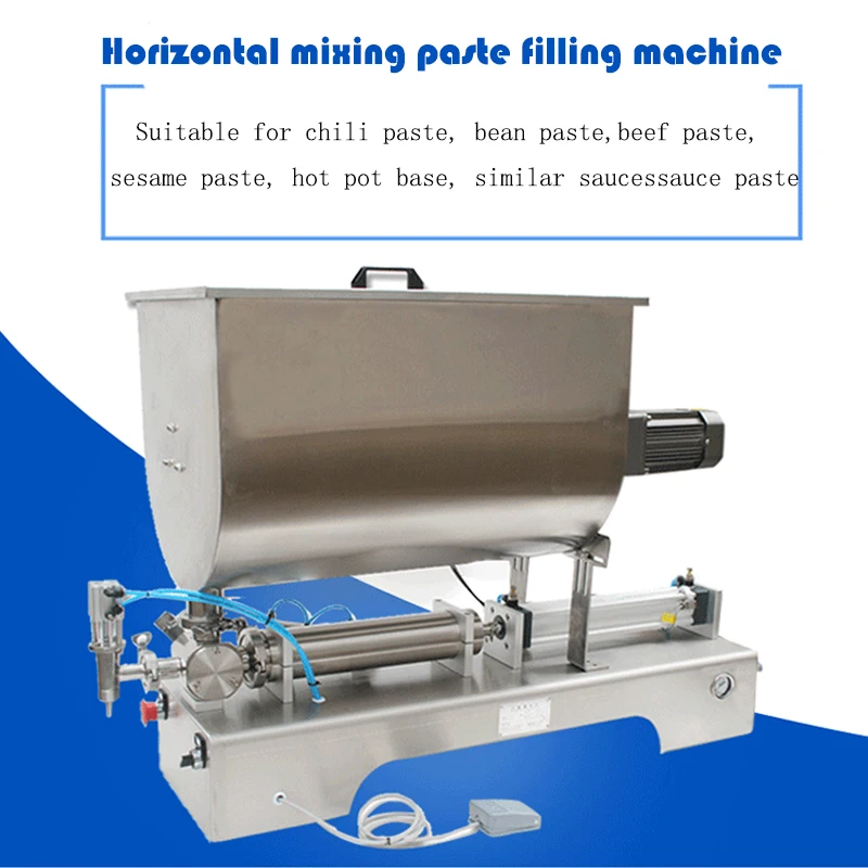 China Horizontal Mixing Filling Machine Liquid Filling Machine Packing ...