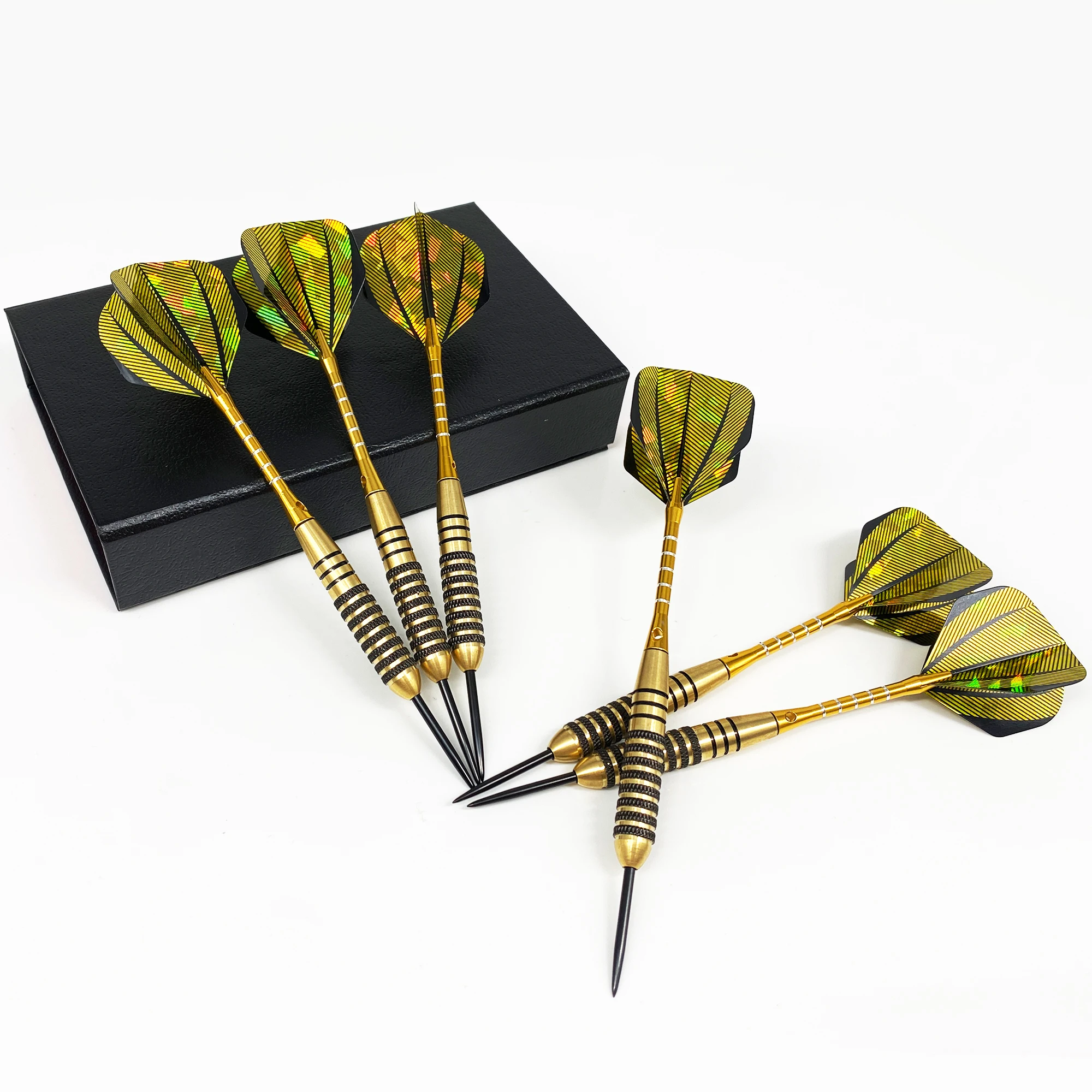 Luxury Copper Barrel Darts Set of Darts 22g in Gift Box, Customized OEM