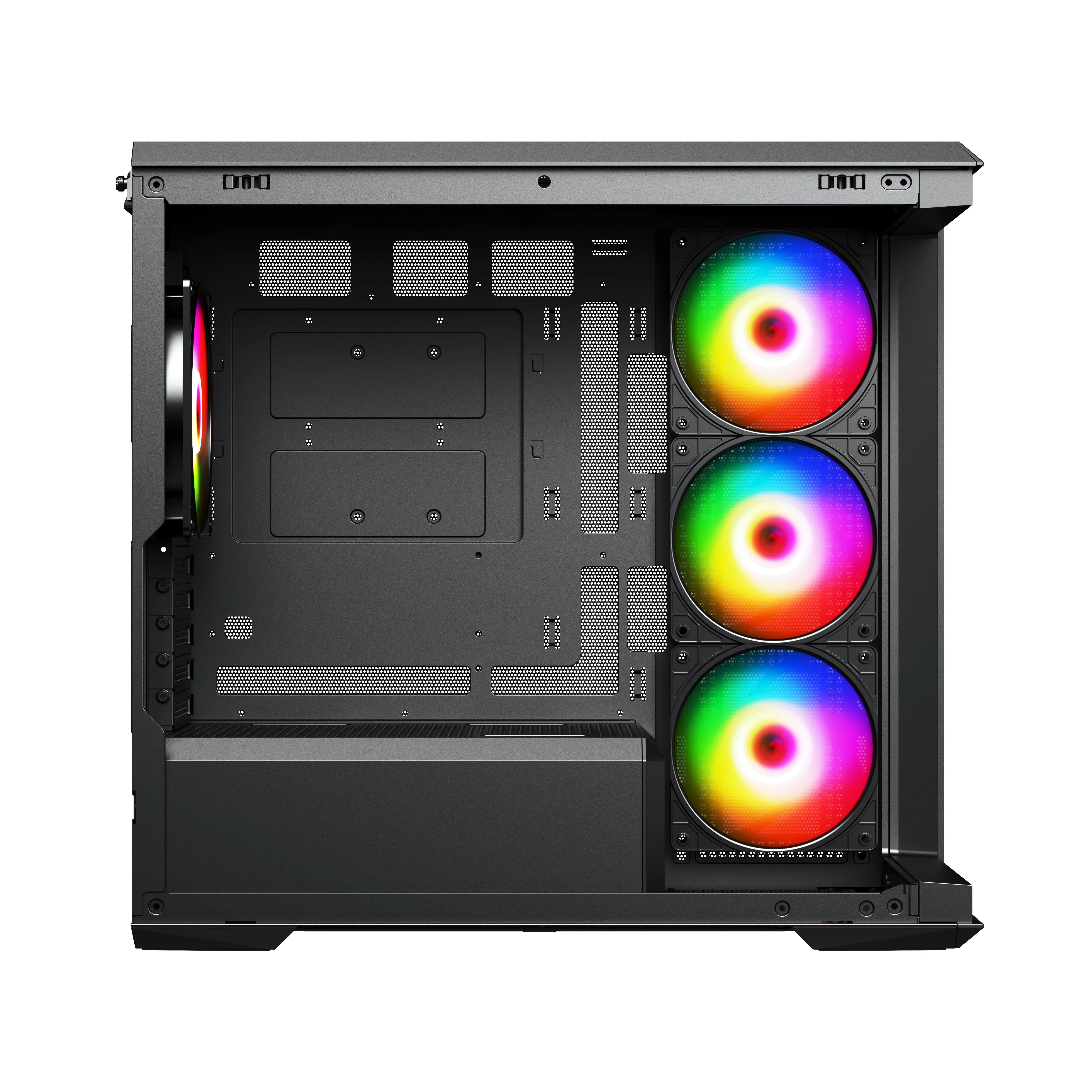 2023 Latest Design Oem Dual Tempered Glass Desktop Computer Case Pc ...