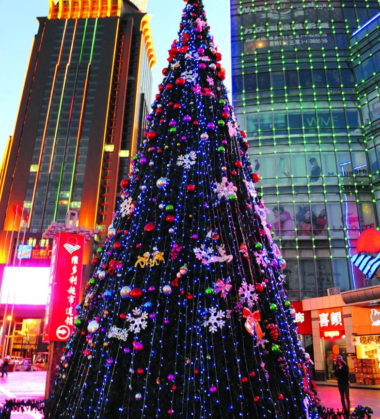 20ft, 30ft, 40ft, 50ft Outdoor Artificial Christmas Trees