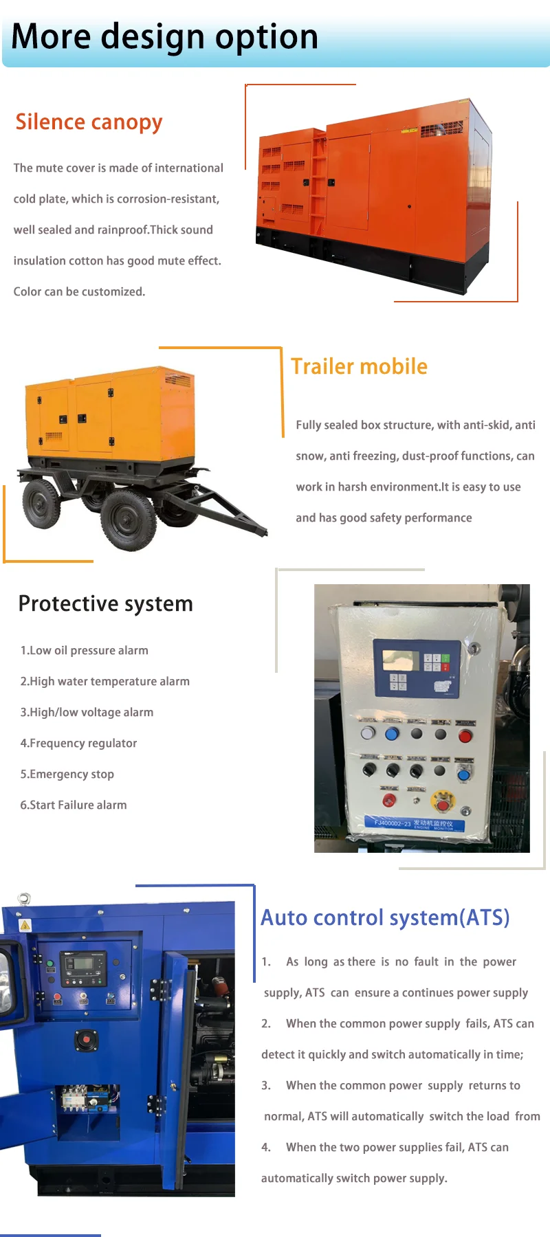 30kw to 60kw Portable Diesel Generators - Reliable Power