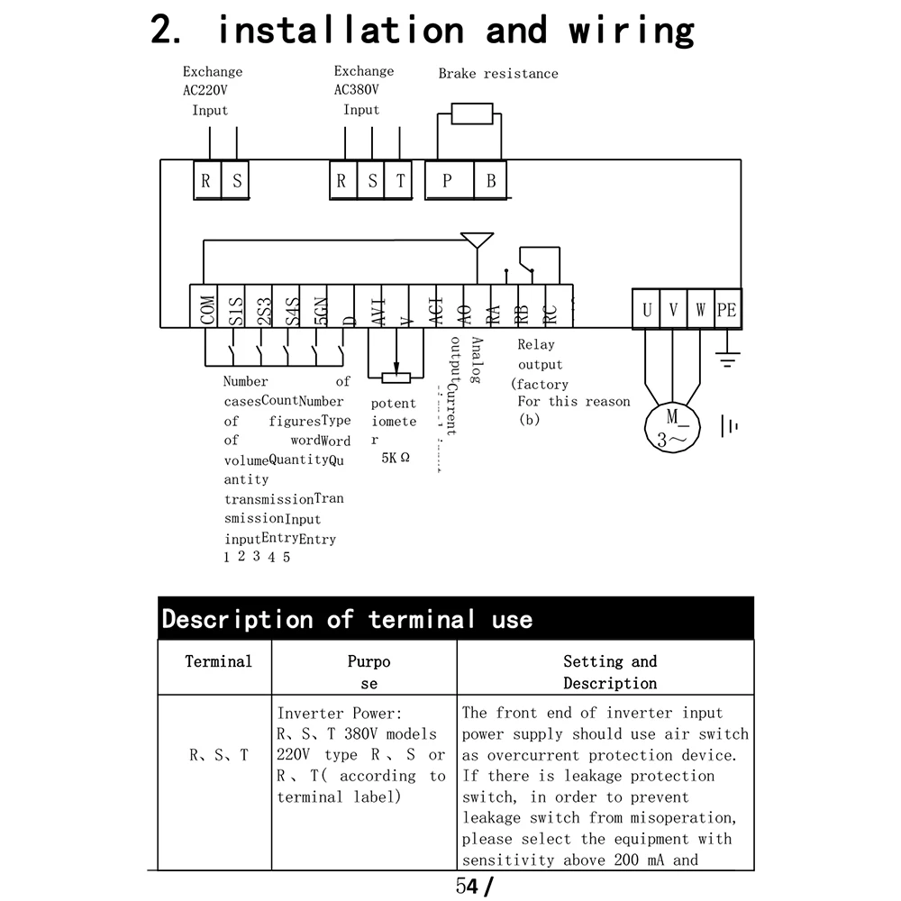 220v To 380v Smart Vfd Variable Frequency Drive Vector Converter Inverter 1.5 Kw Motor Speed ...