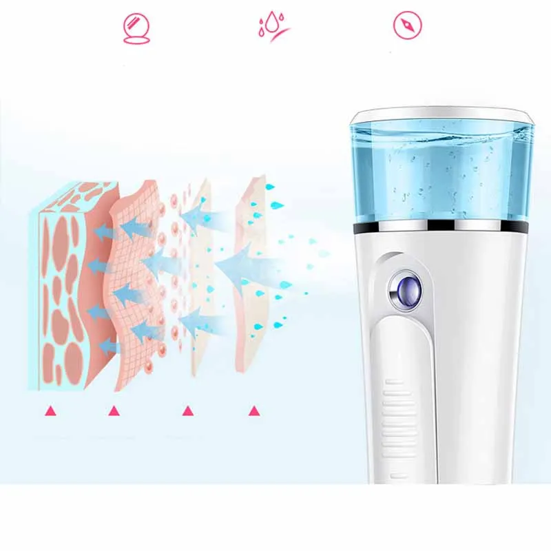Handheld Mini Beauty Skincare Facial Steamer Mini Plastic Spray Water ...