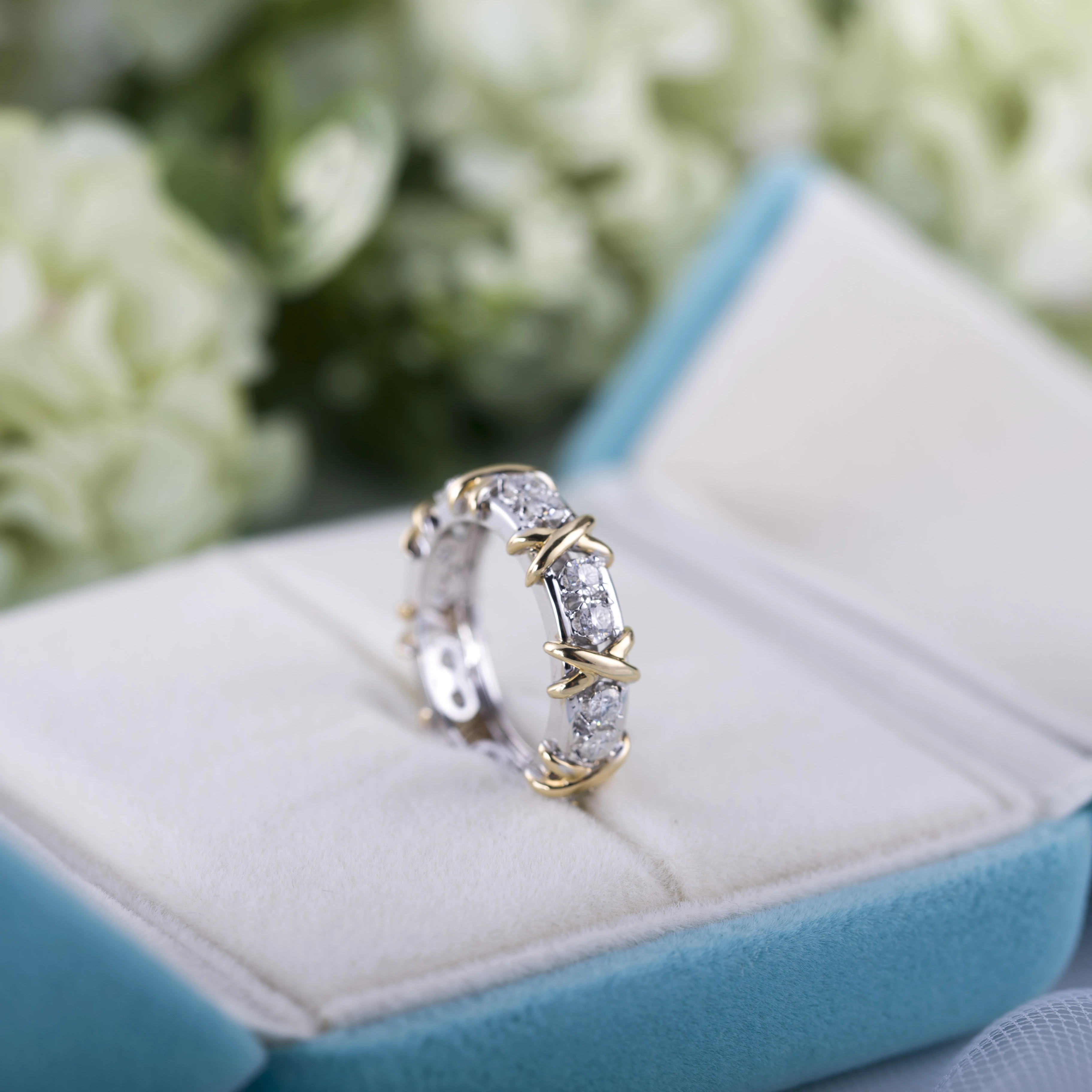 Messi Jewelry 18k Real Gold Moissanite Ring Def White Moissanite ...