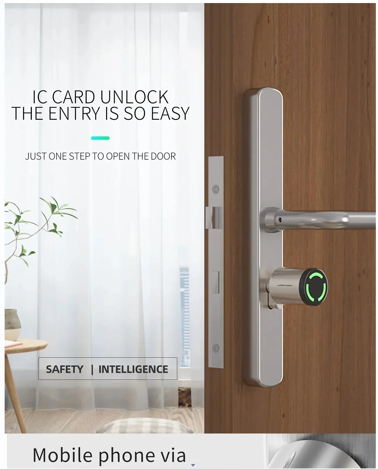 IP67 Waterproof Electronic cylinder Lock RFID Card tuya ttlock BLE keyless digital smart ...
