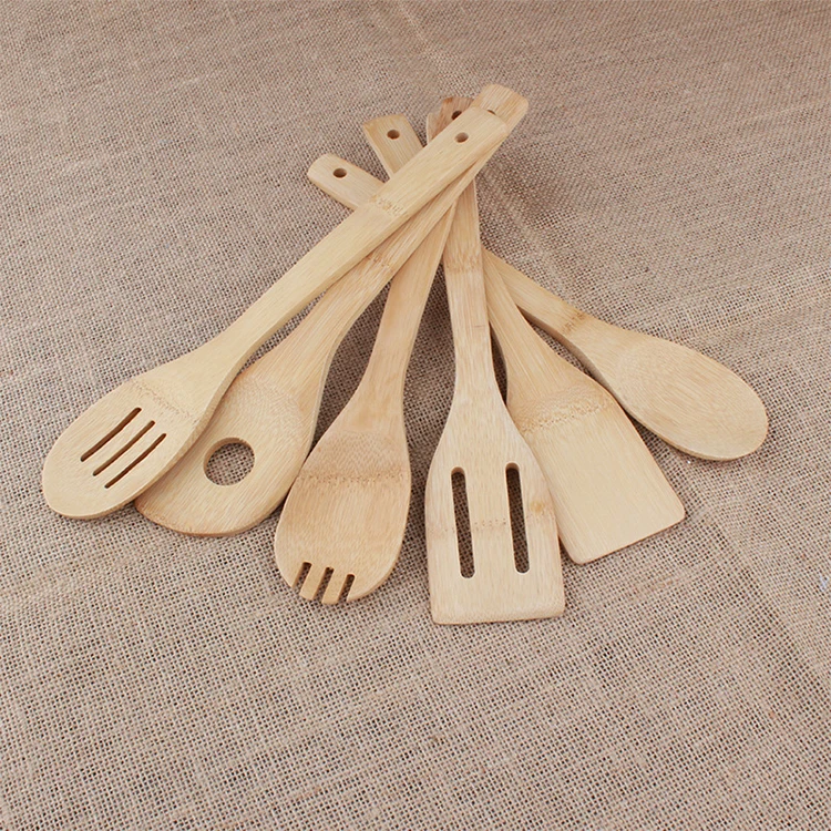 Eco-friendly Bamboo Wood Kitchen Utensils Set of 8PC