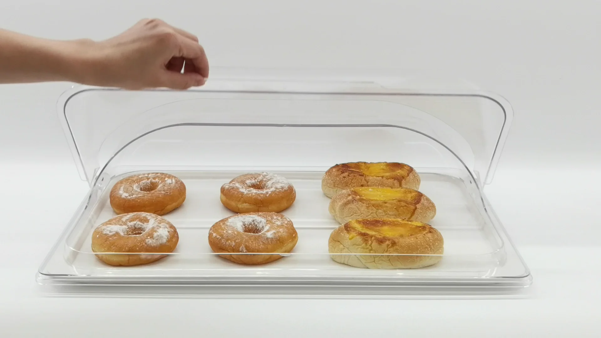 Full Size Food Pan Display Cover/ Clear Bread Cover/plastic Rectangular ...