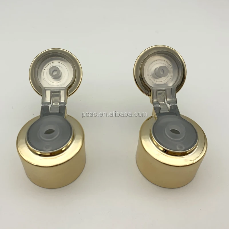 Screw Flip Top Cap Bottle Caps for Shampoo Bottles Gold 24/410 28/410 ...