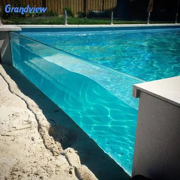 High Impact Clear Acrylic Swimming Pool Perspex Window Glass Wall Pool ...