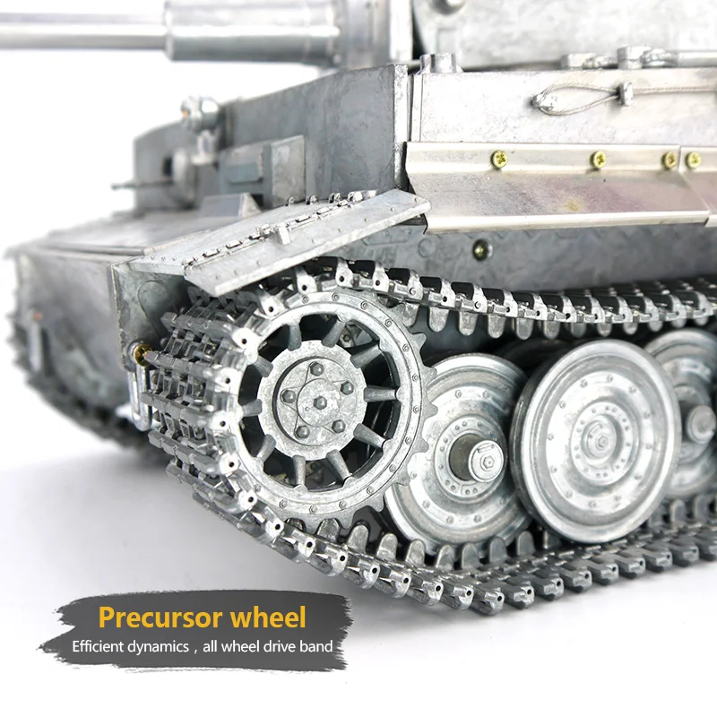 1/16 German Tiger I Late Version RC Metal Tank Toy with Smoke, Sound ...
