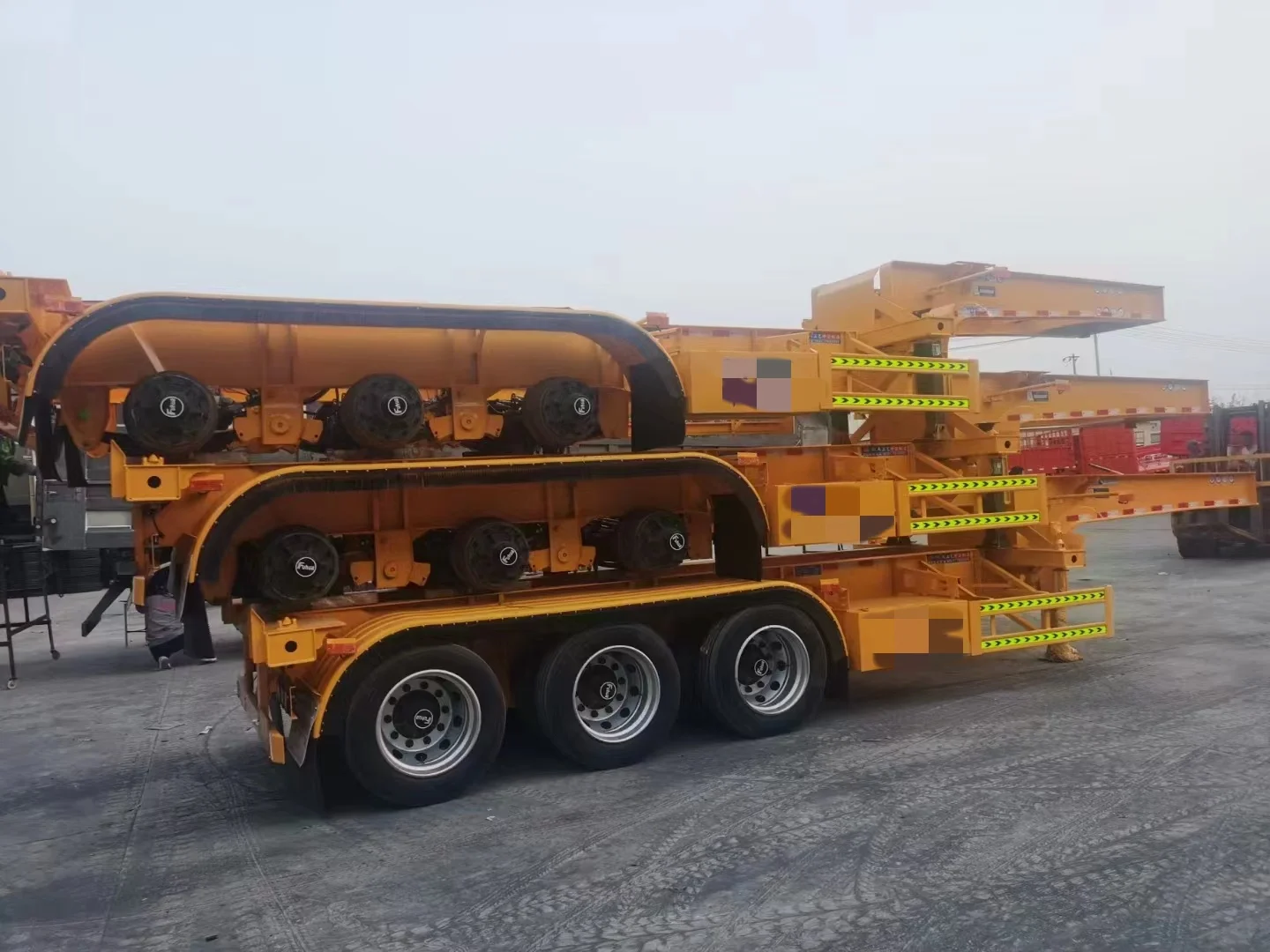 Factory Custom Direct Origin 3-axis Multi-axis Semi-trailer Container ...