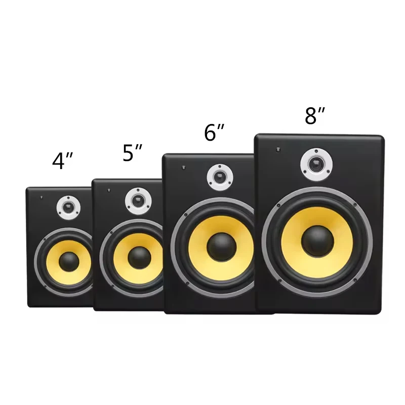 Mini Active Studio Monitor Speakers With 5 Inch Portable Power Active ...