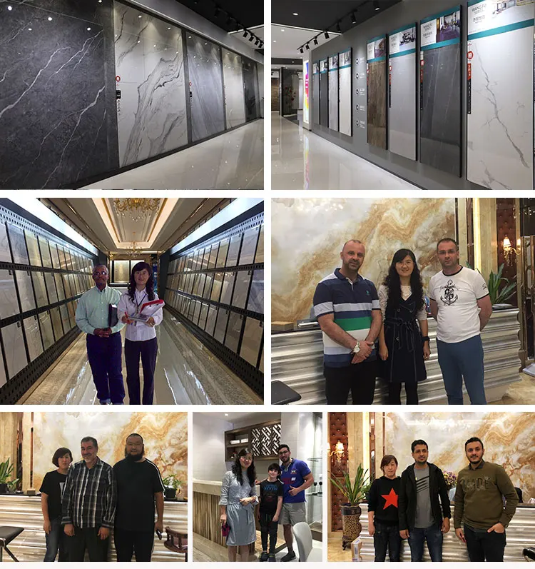 1600x3200 Green Forrest Marble Design Mirror Pattern Sintered Stone Big ...