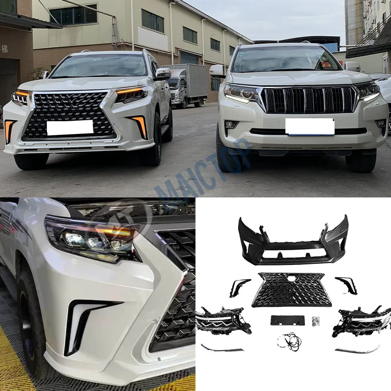 MAICTOP Car Accessories - Facelift Front Bumper Grill Bodykit for Land ...