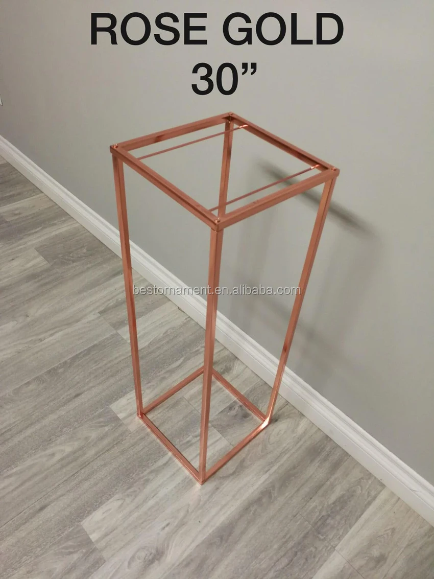 Gold Wedding Metal Centerpiece Stands - Modern & Stylish