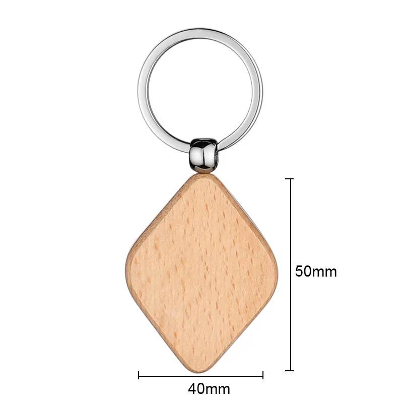 Wooden Keychain Blanks - Perfect for DIY Promotional Gifts